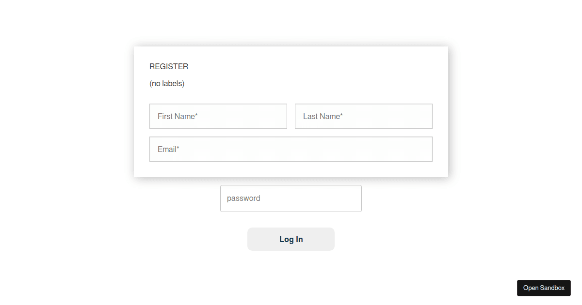 React Typescript Codesandbox