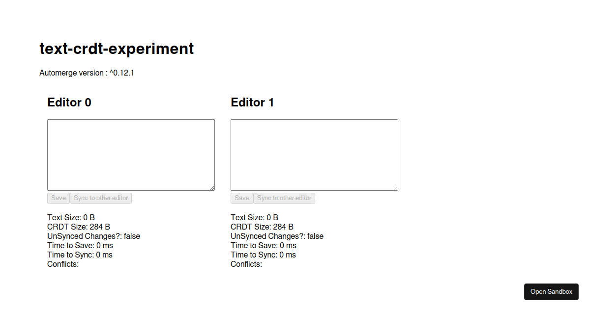 text-crdt-experiment - Codesandbox