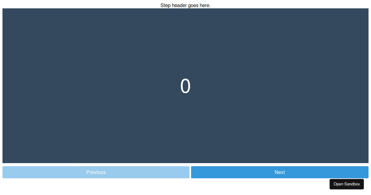 Basic Hooks Example - Codesandbox