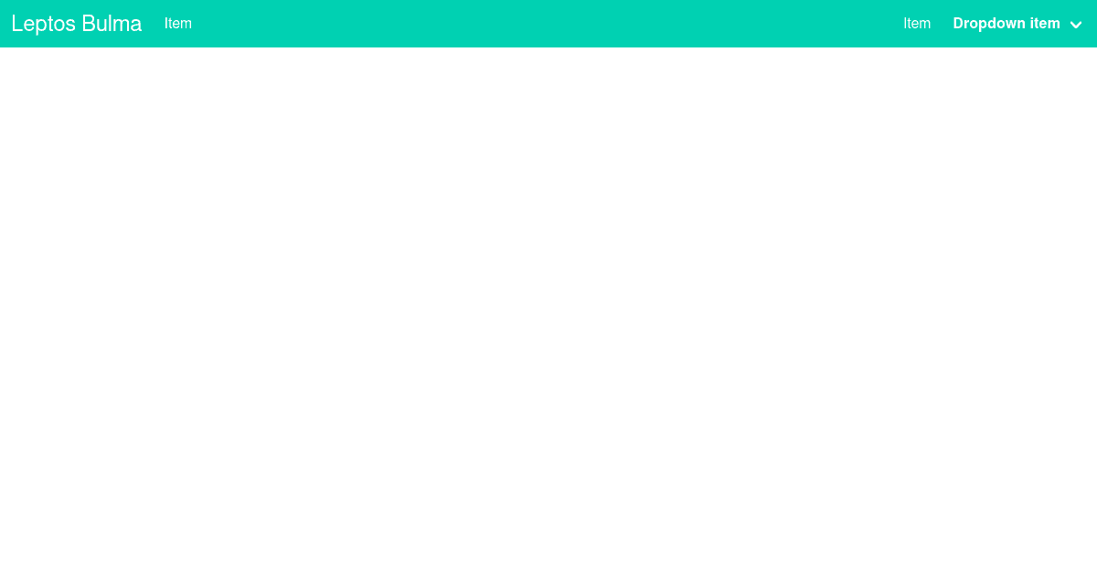 Leptos Bulma Navbar - Codesandbox