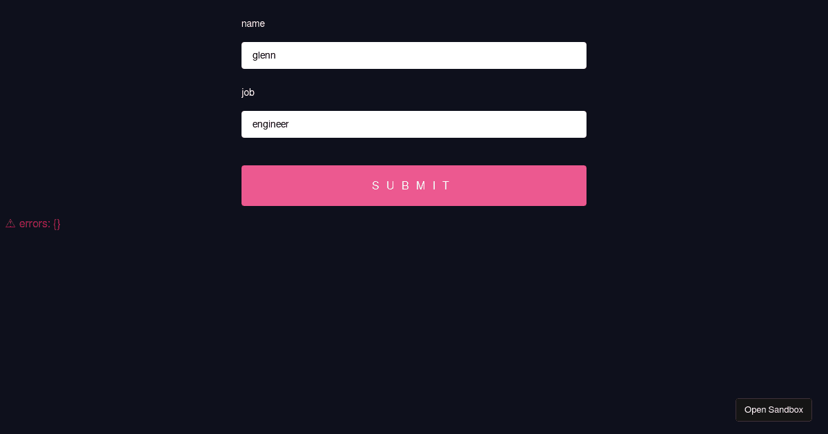 RHF - issues/3706 - Codesandbox
