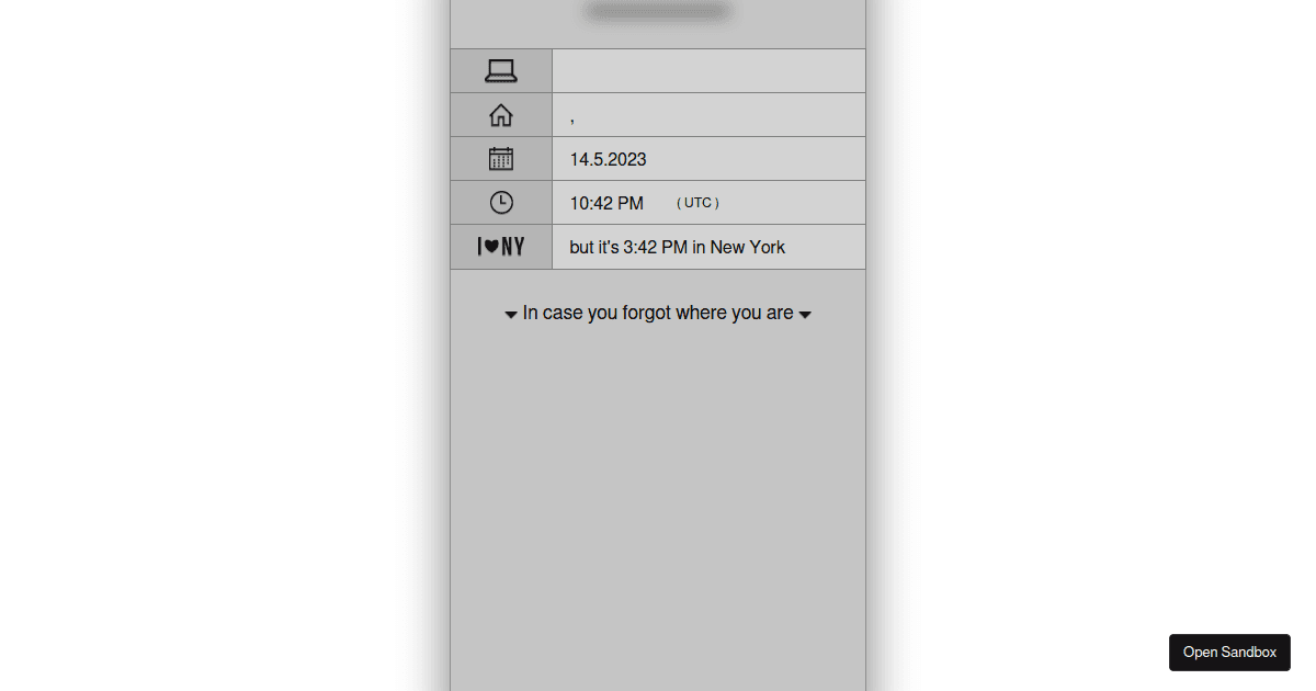 Geo IP - Codesandbox