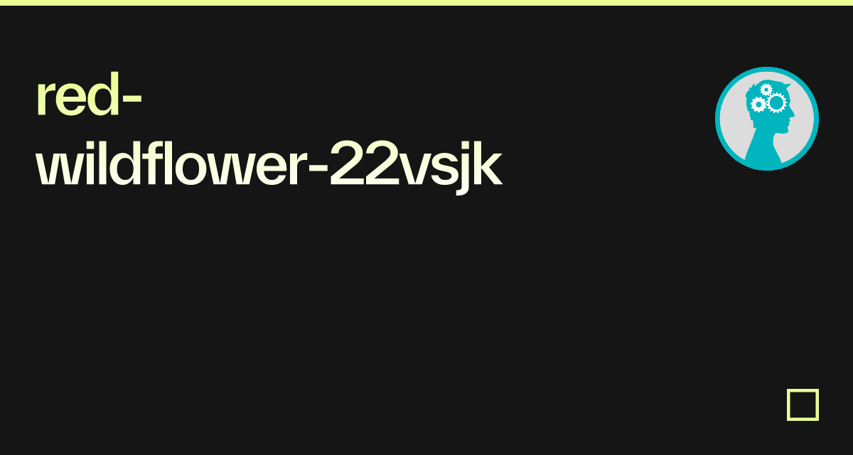 red-wildflower-22vsjk - Codesandbox