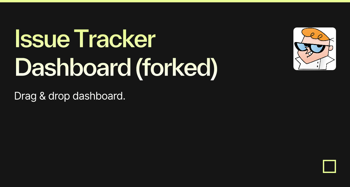 Issue Tracker Dashboard (forked) - Codesandbox Issue Tracker Dashboard (forked) - Codesandbox