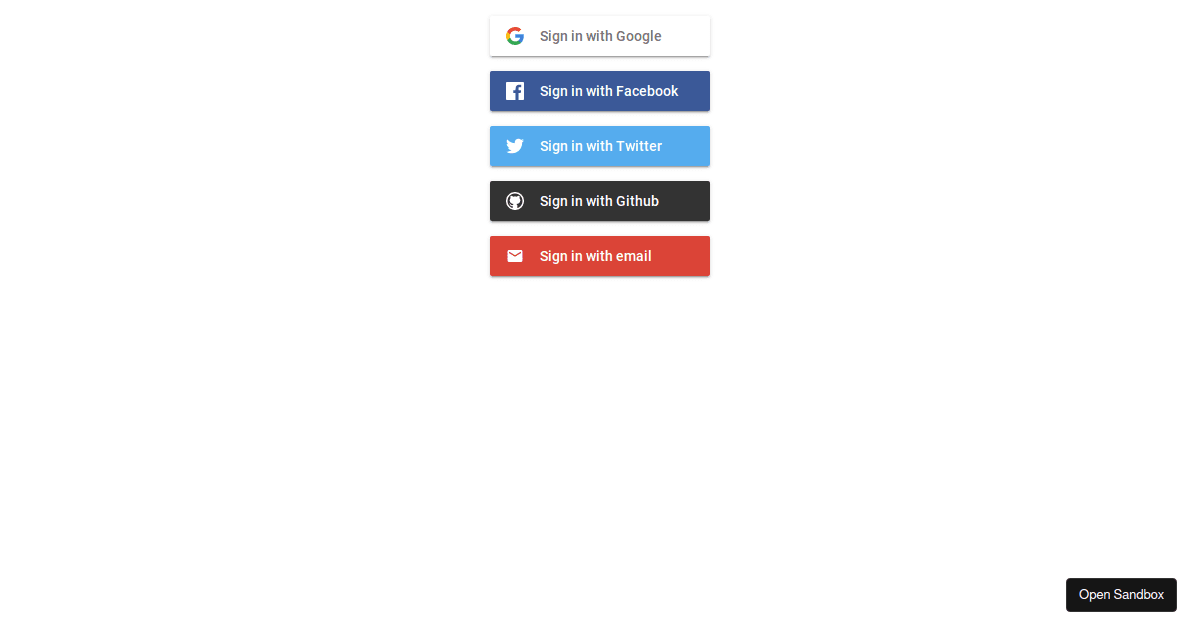 Firebase Auth Tutorial Codesandbox