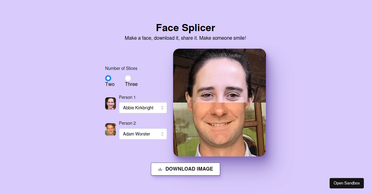 face-splicer - Codesandbox