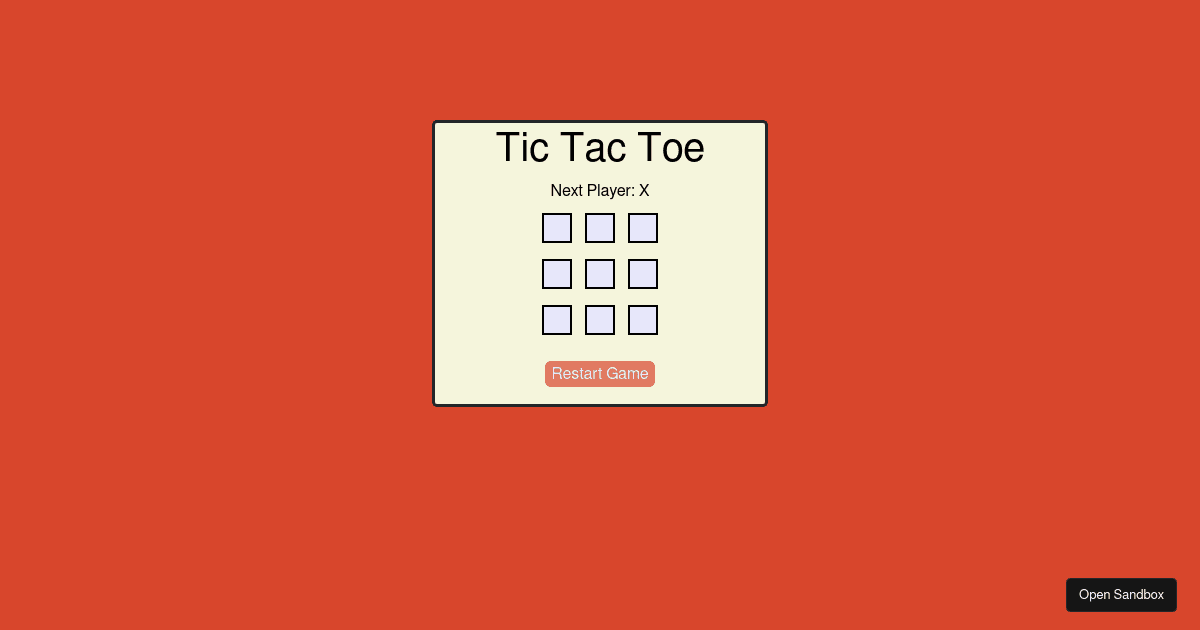 tic_tac_toe_carsonbragg - Codesandbox