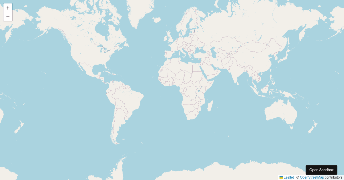 mapbox/supercluster: demo - Codesandbox