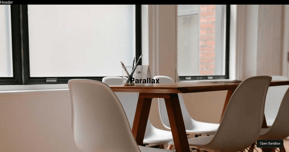 background-attachment - Codesandbox