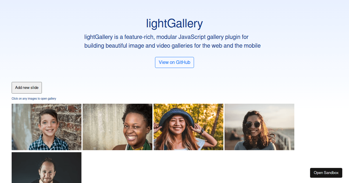 lightgallery-lit - Codesandbox