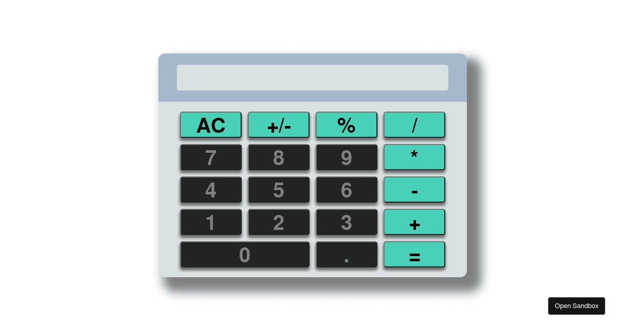 calculator-project - Codesandbox