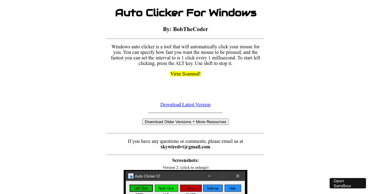 Auto Clicker - Codesandbox