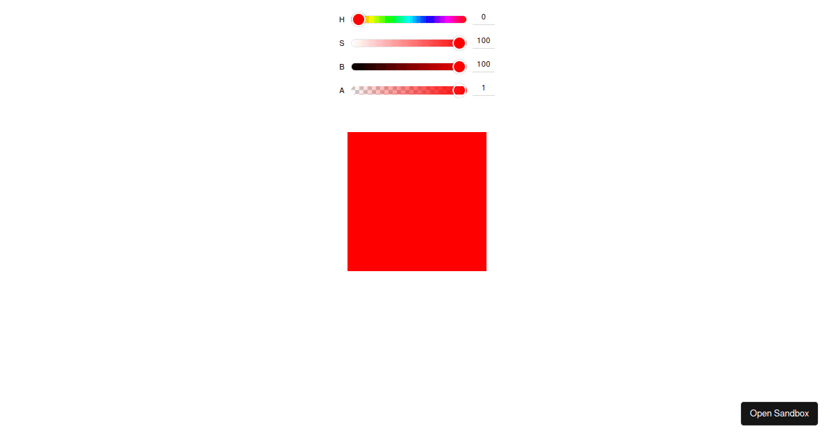 slider-color-picker-react - Codesandbox