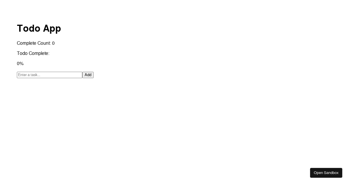 Todoapp Usereducer Forked Codesandbox