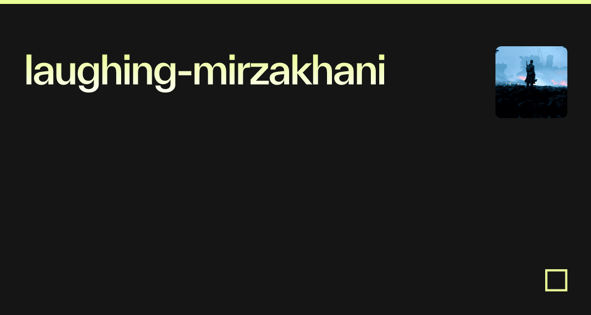 laughing-mirzakhani - Codesandbox