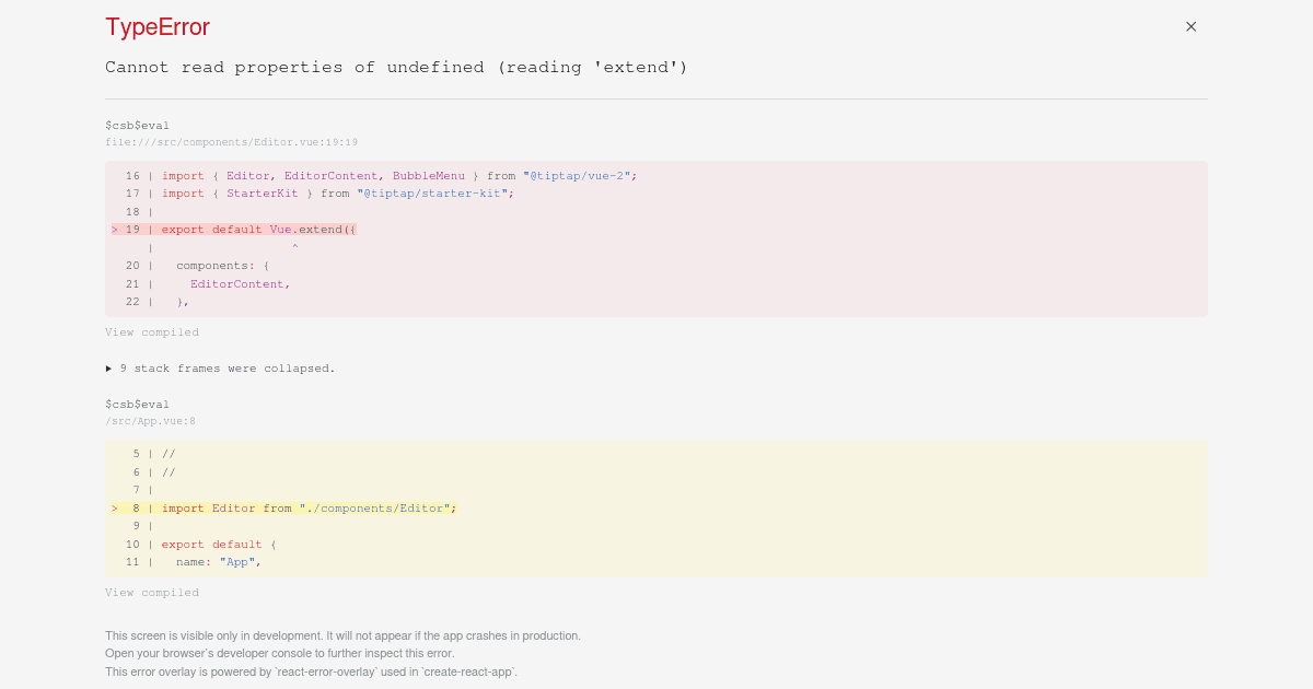 tiptap-vue-2 - Codesandbox