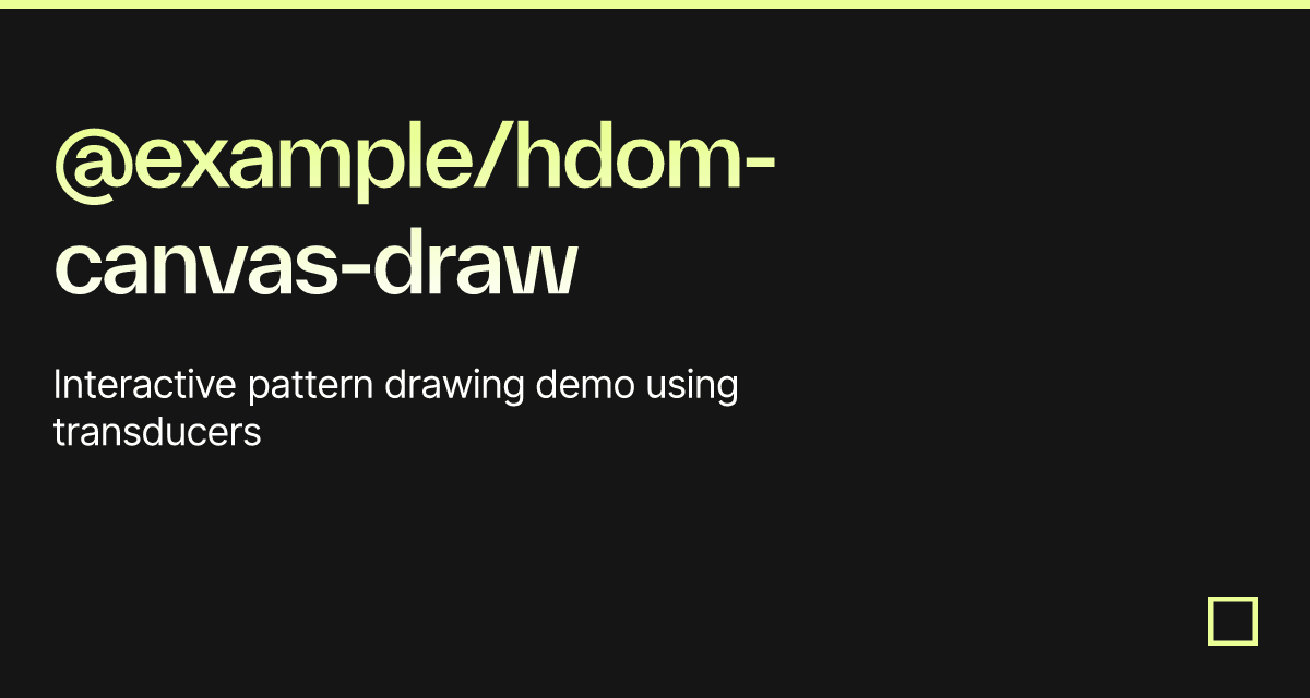 @example/hdom-canvas-draw - Codesandbox