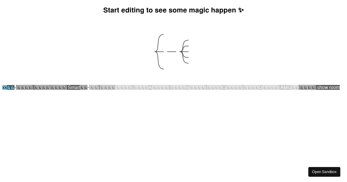 react-mindmap example (forked) - Codesandbox