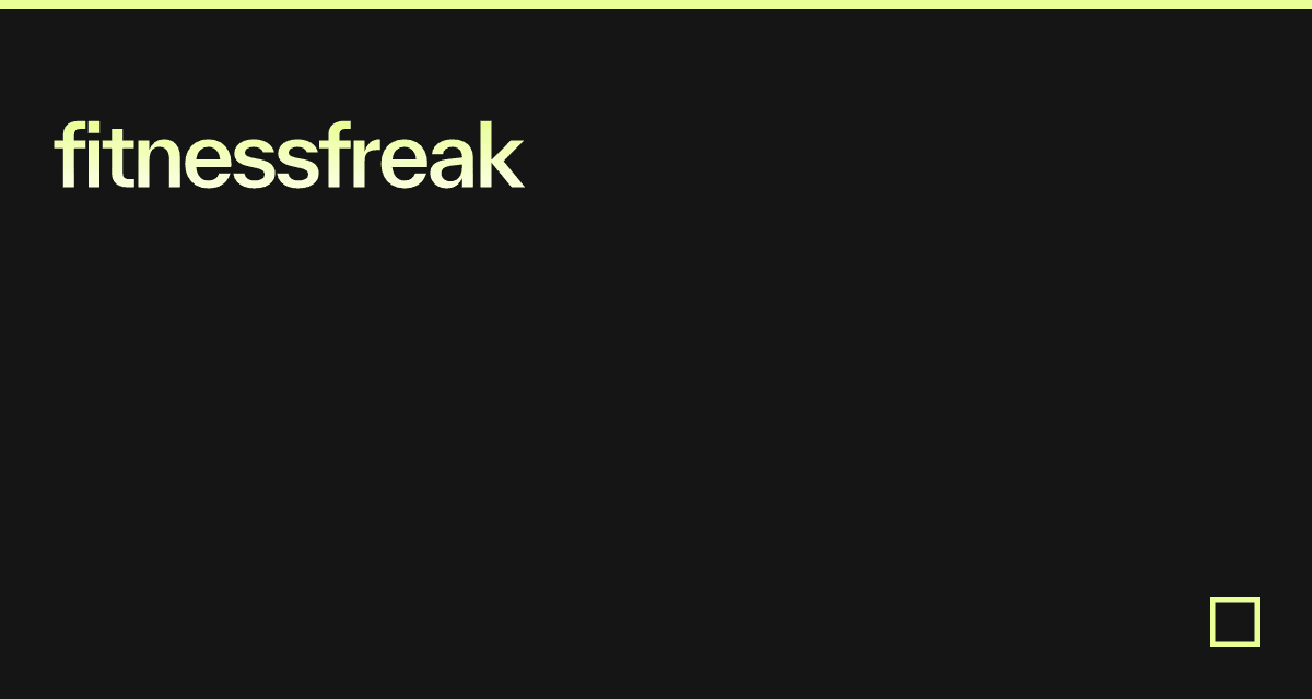 fitnessfreak - Codesandbox