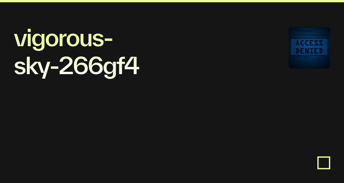 vigorous-sky-266gf4 - Codesandbox