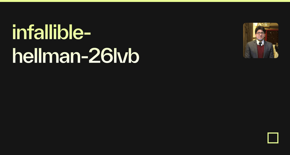 infallible-hellman-26lvb - Codesandbox