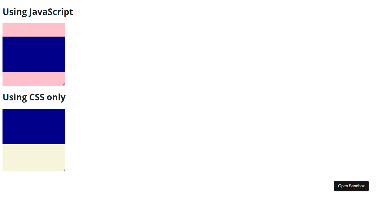 Letterboxing in JS and CSS - Codesandbox