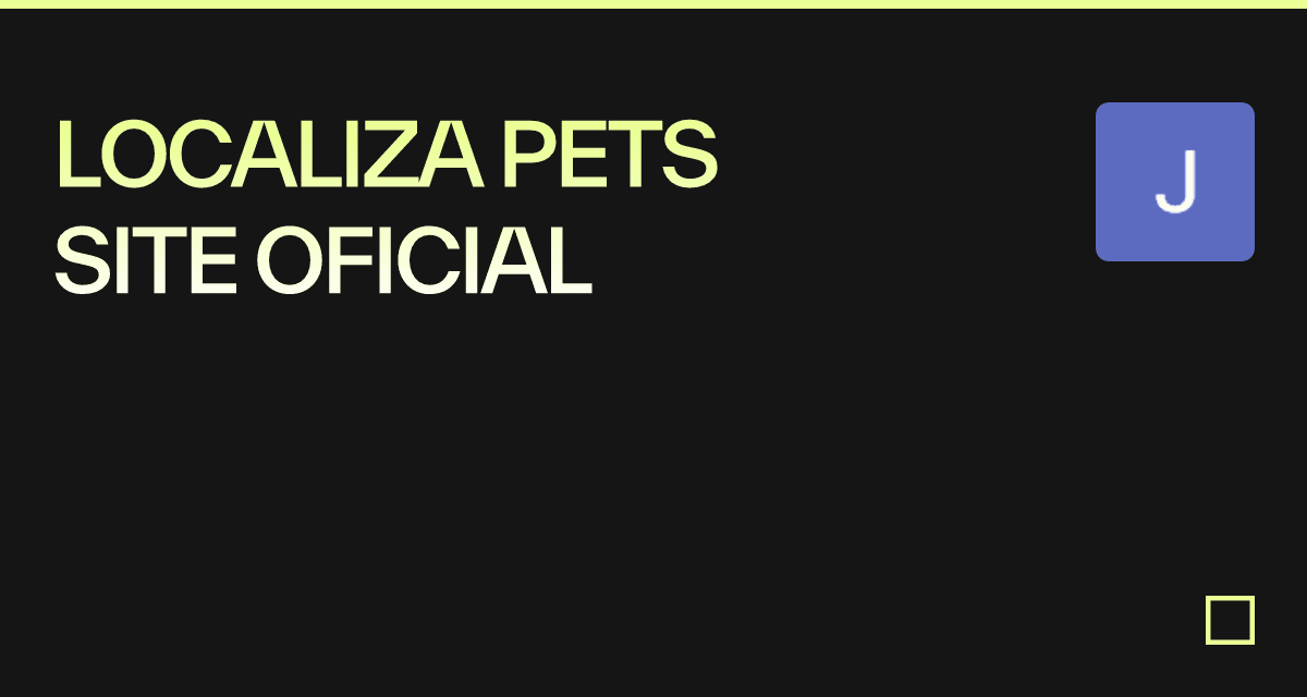 LOCALIZA PETS SITE OFICIAL - Codesandbox