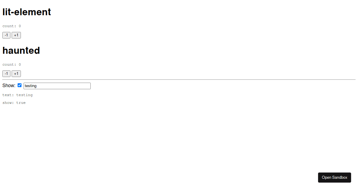 Starter Lit Html Lit Element Codesandbox
