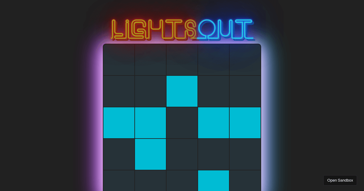 react-lights-out - Codesandbox