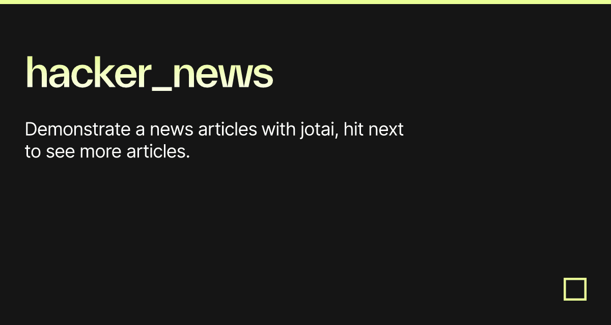 hacker_news - Codesandbox