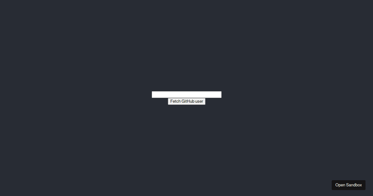 Msw React Example Codesandbox