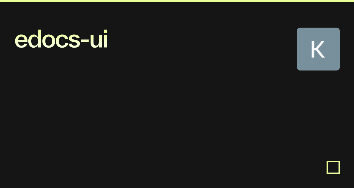 edocs-ui - Codesandbox
