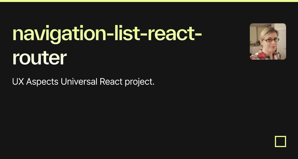 Navigation List React Router Codesandbox 2118