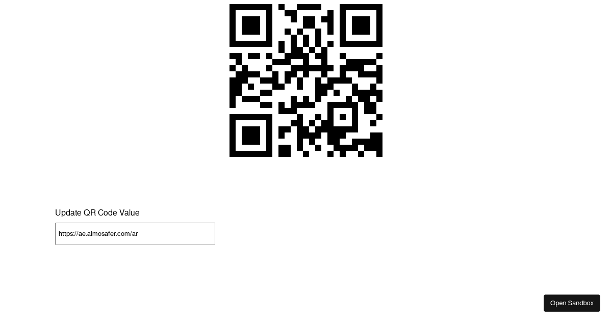 QR Code - Codesandbox