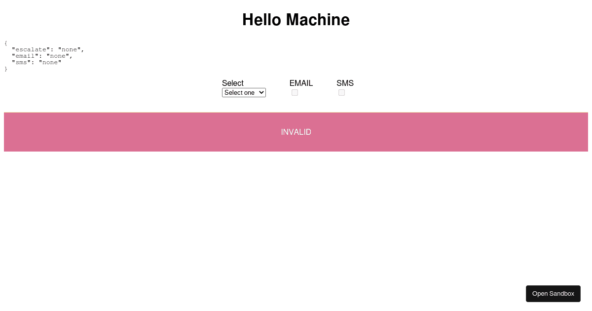 state-machine - Codesandbox