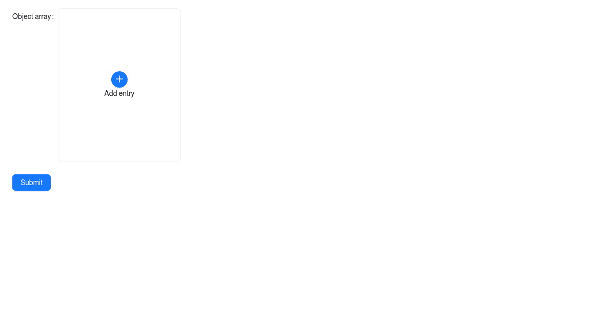 Formily Custom Array Codesandbox