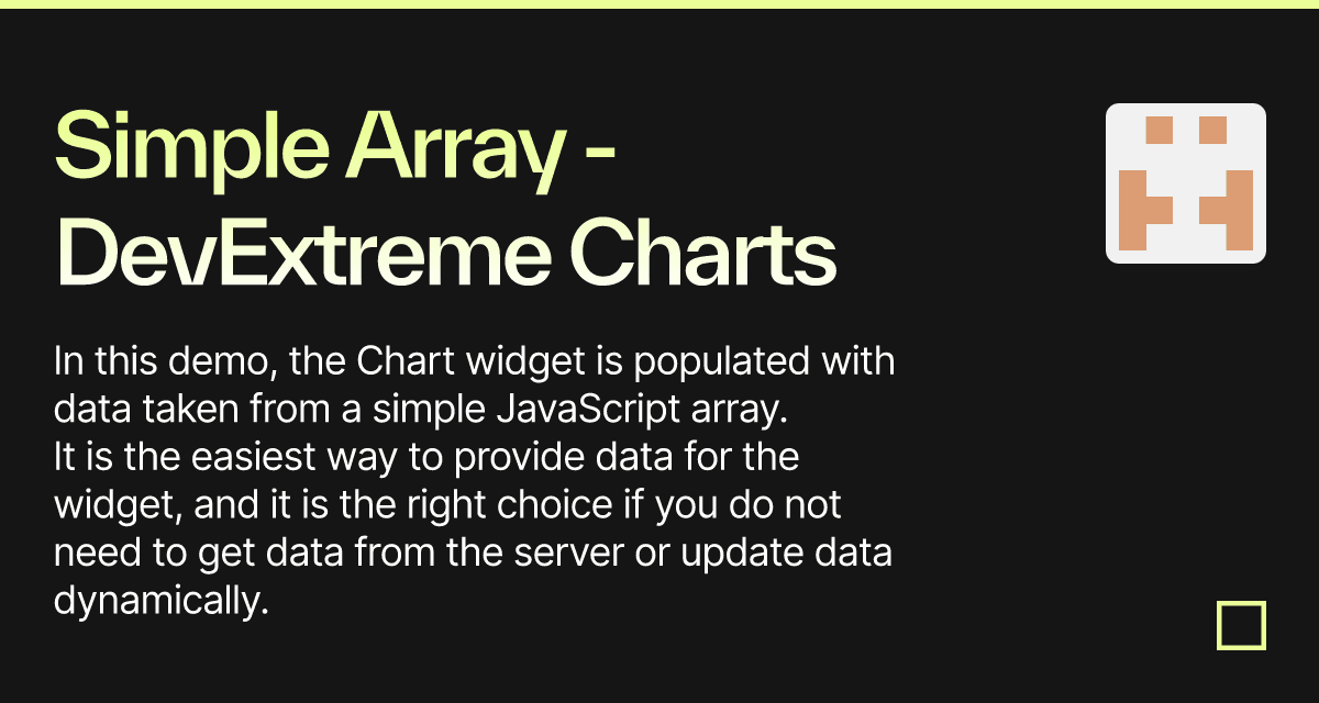 Simple Array - DevExtreme Charts - Codesandbox