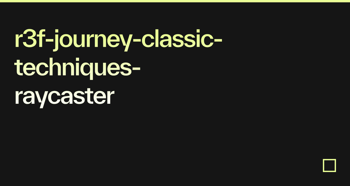 r3f-journey-classic-techniques-raycaster - Codesandbox