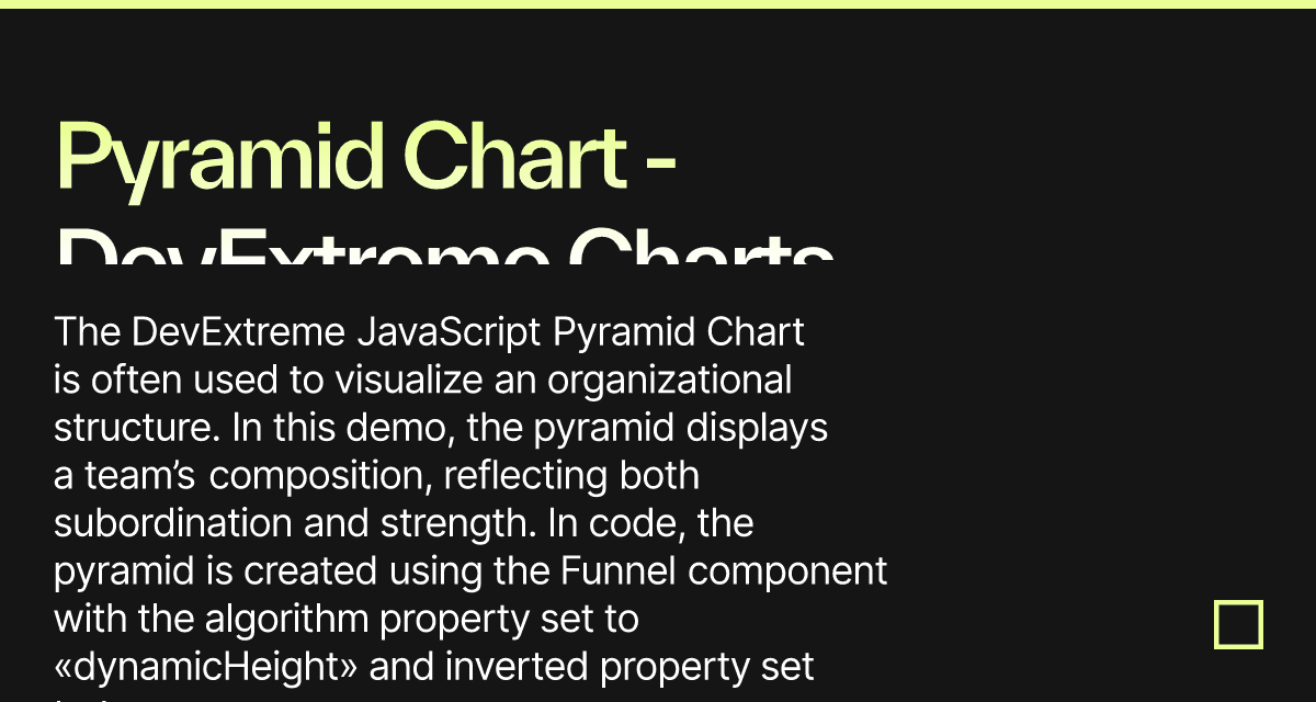 Pyramid Chart - DevExtreme Charts - Codesandbox