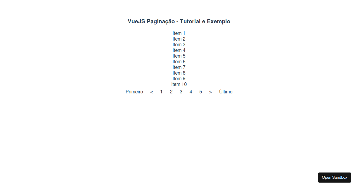 Vuejs Tutorial E Exemplo Codesandbox