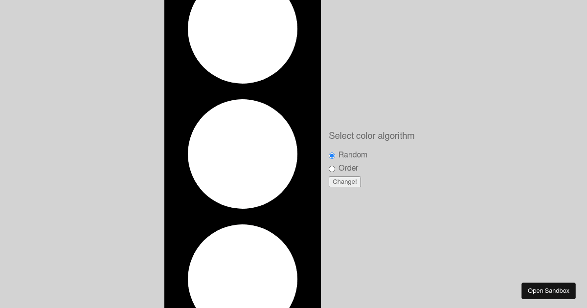 traffic-light-exercise (forked) - Codesandbox