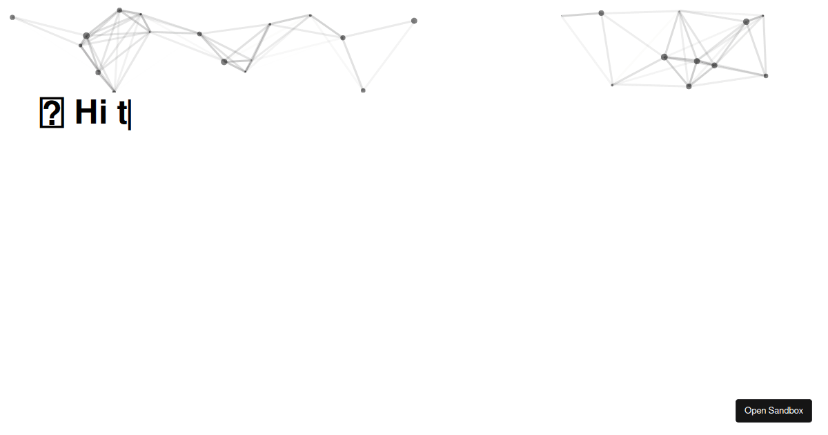 README intro.gif (forked) - Codesandbox