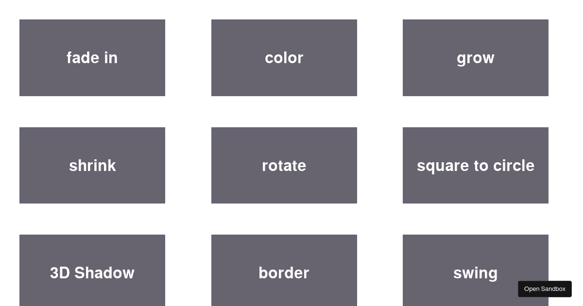 Css 9 Simple Transitions Codesandbox 5433