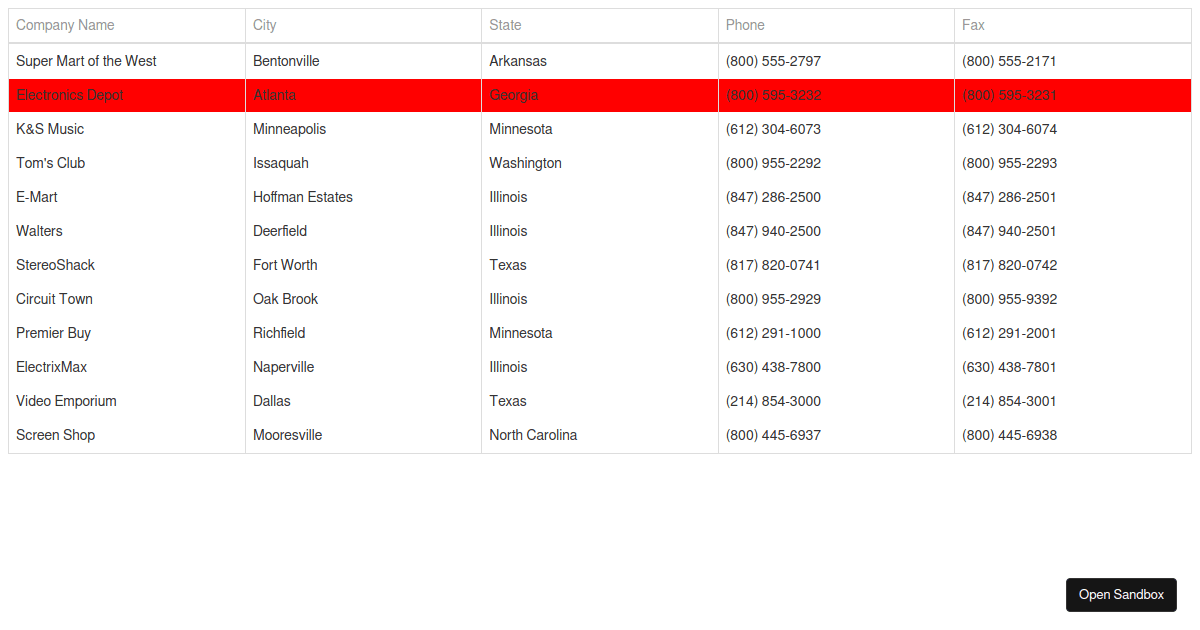 T838776 - DataGrid - Conditional row color - Codesandbox