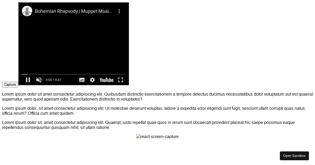 react-screen-capture (forked) - Codesandbox
