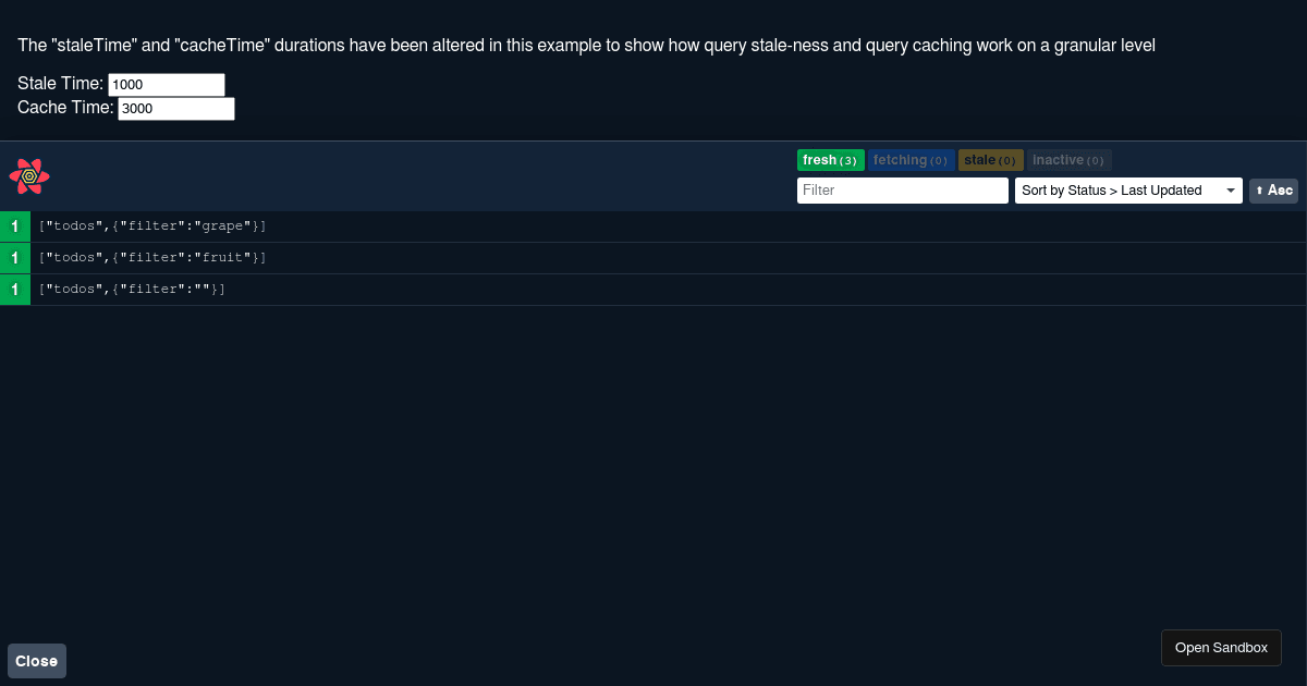 Shubhamdutta2000/React-Query - Codesandbox