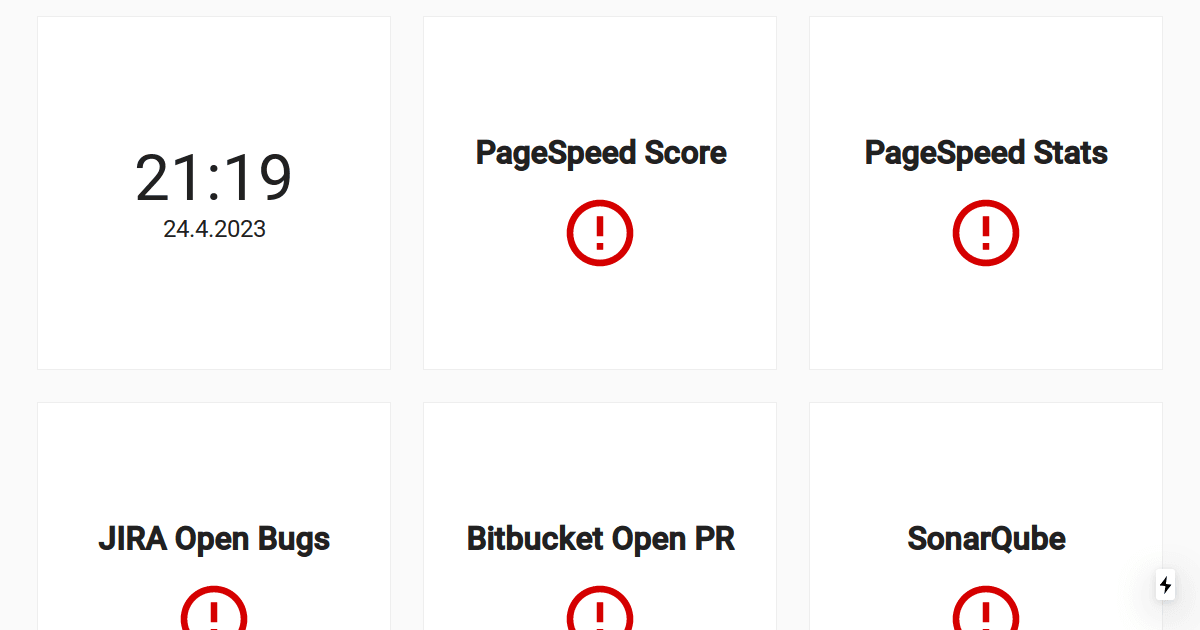 Dashboard Codesandbox