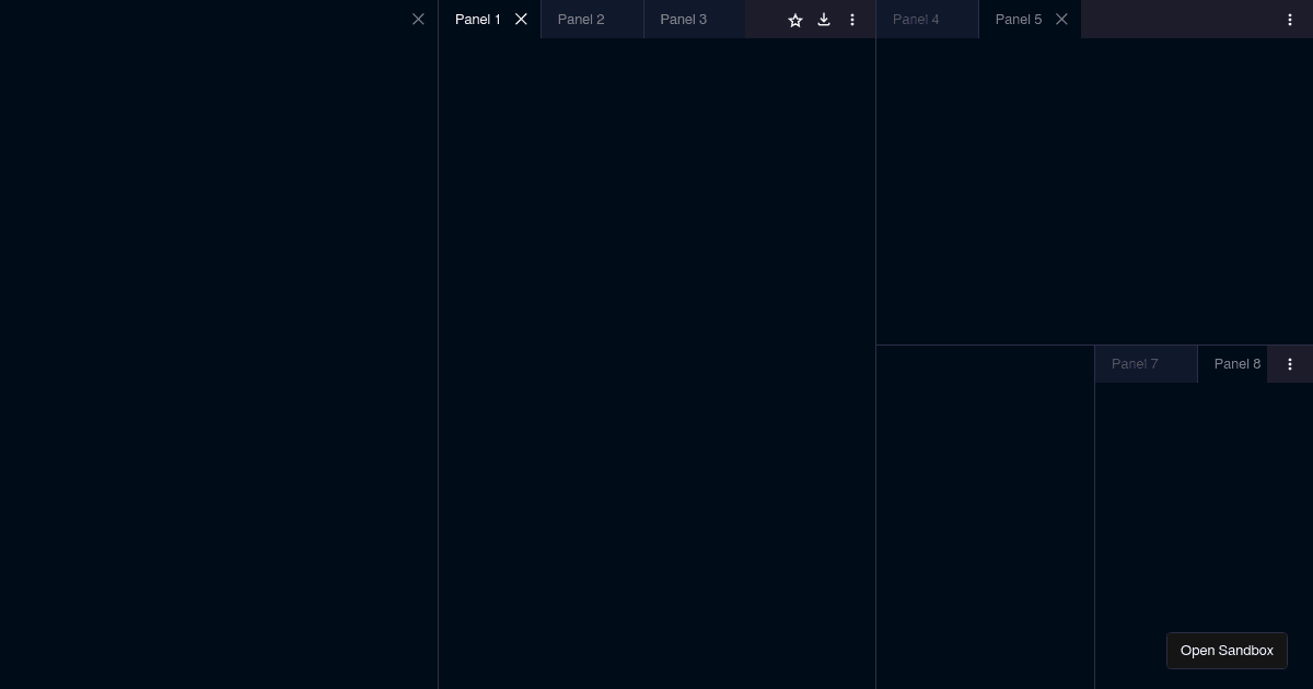 demo-dockview - Codesandbox