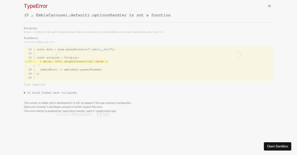Embla Carousel - Github Issue 39 (forked) - Codesandbox Embla Carousel - Github Issue 39 (forked) - Codesandbox