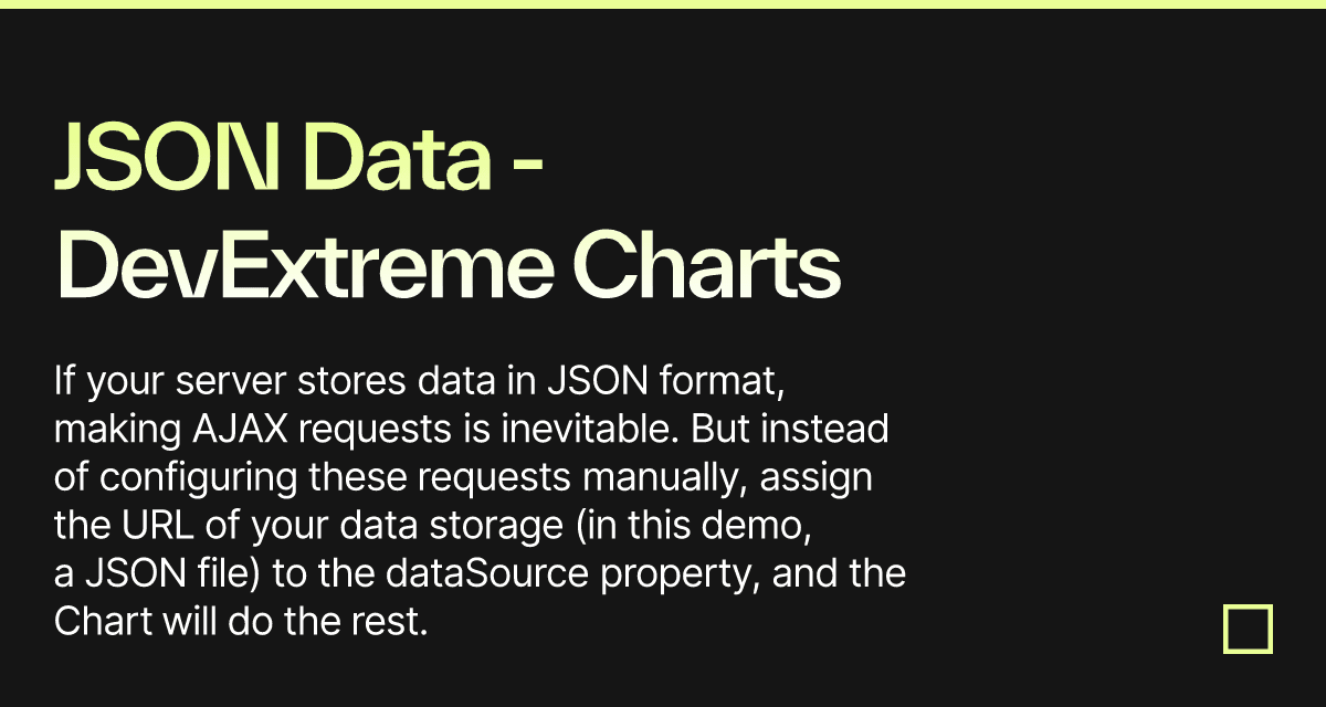 JSON Data - DevExtreme Charts - Codesandbox